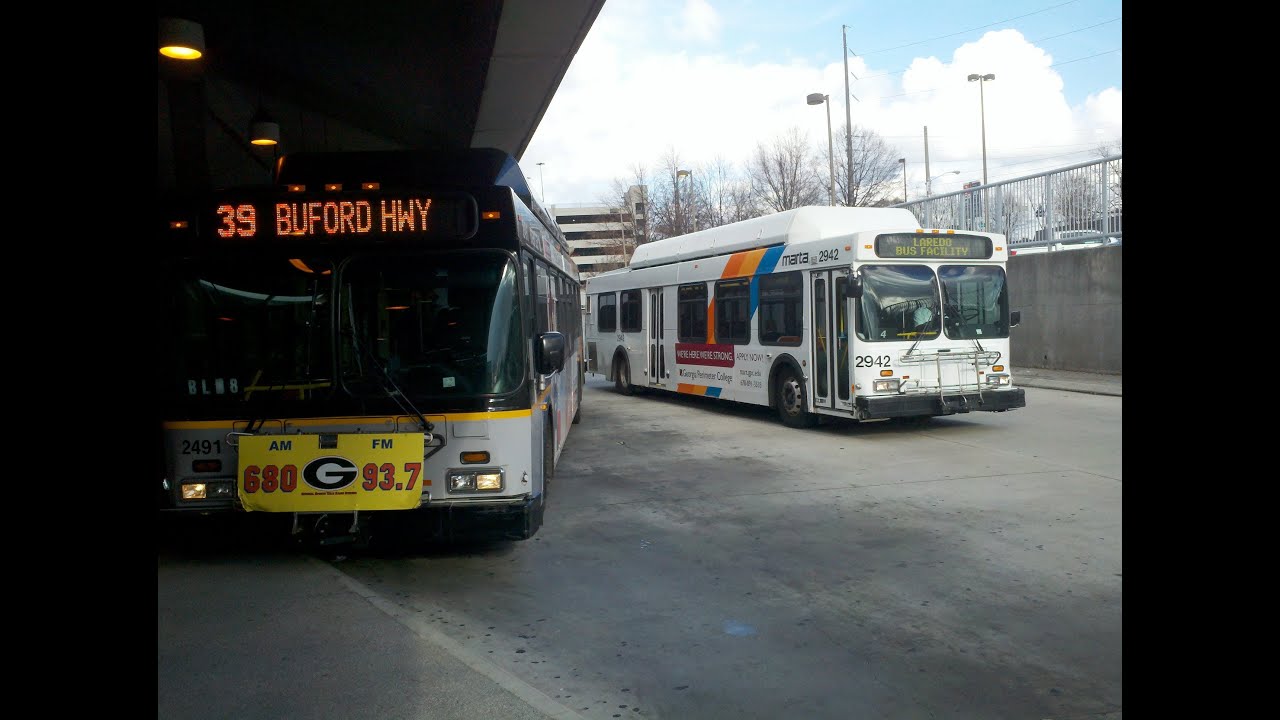 2008 New Flyer Industries C40LF MARTA Bus #2491 - YouTube