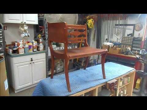 Repairing a 1940's Telephone Bench - YouTube