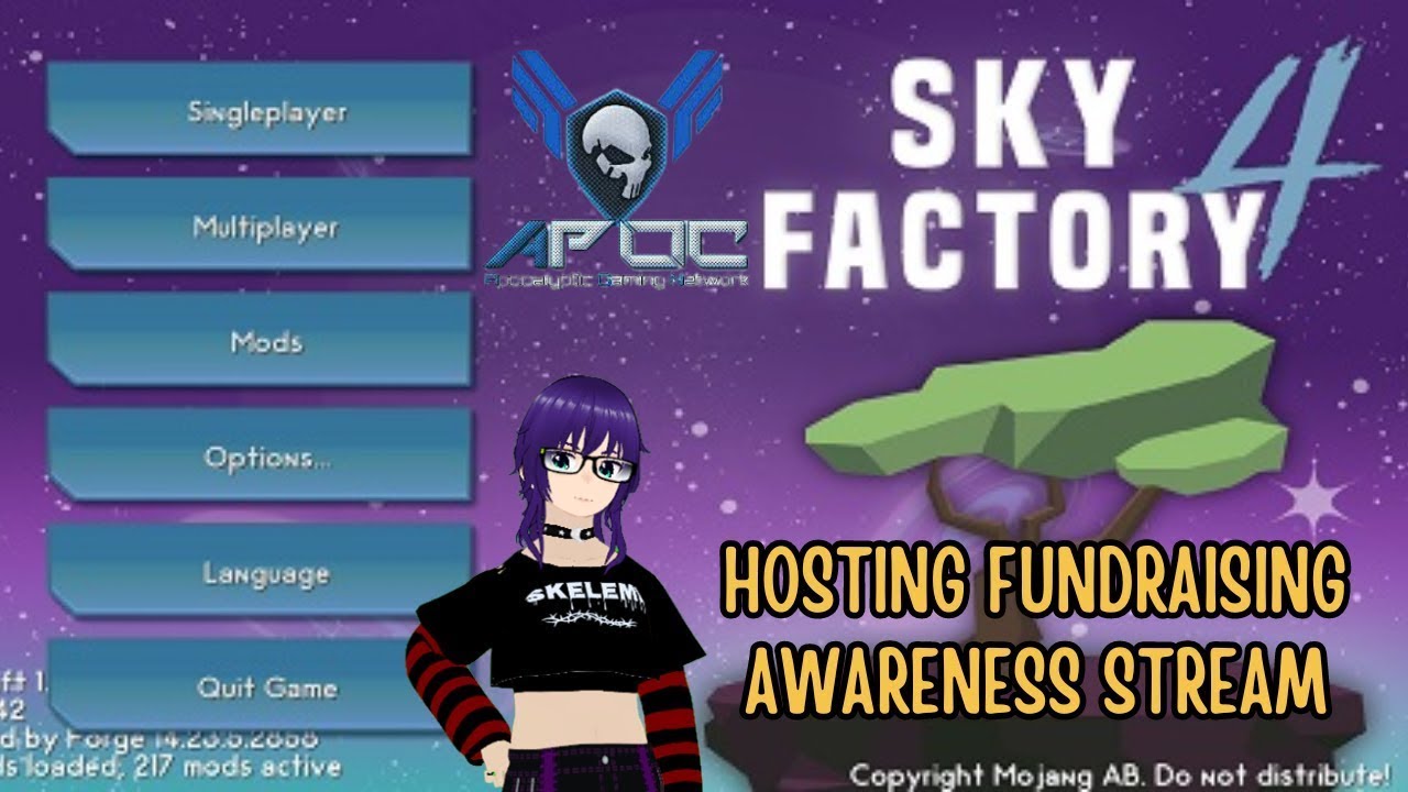 【Skyfactory 4】Donate to Keep Their Servers Alive and Play With Me!【Apoc Gaming】 - YouTube