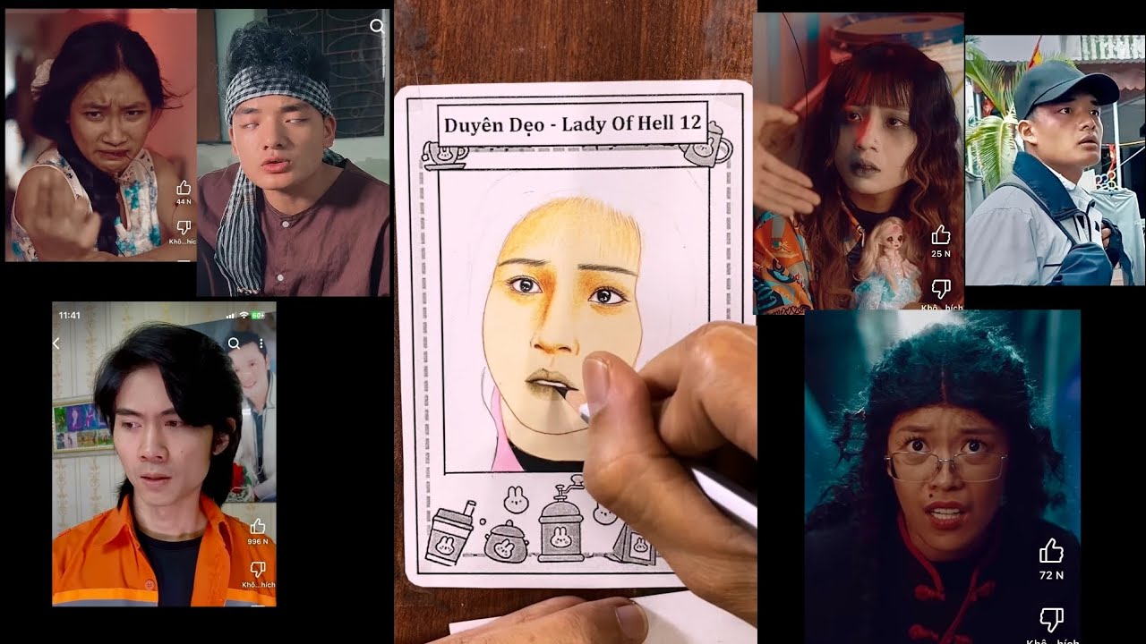 Vẽ các nhân vật trong Sê Lốc Huy | Oppa Huy Idol | Phần 4 - YouTube