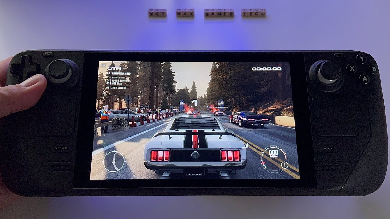 GRID 2 - Steam Deck (512GB model) handheld gameplay - YouTube