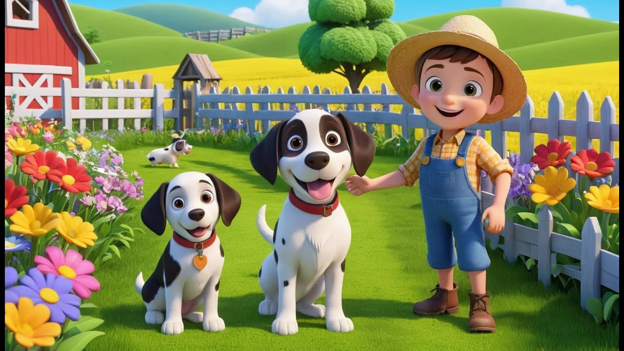 Bingo Song | Bingo Learns ABC on the Farm | Fun Alphabet Nursery Rhyme ...