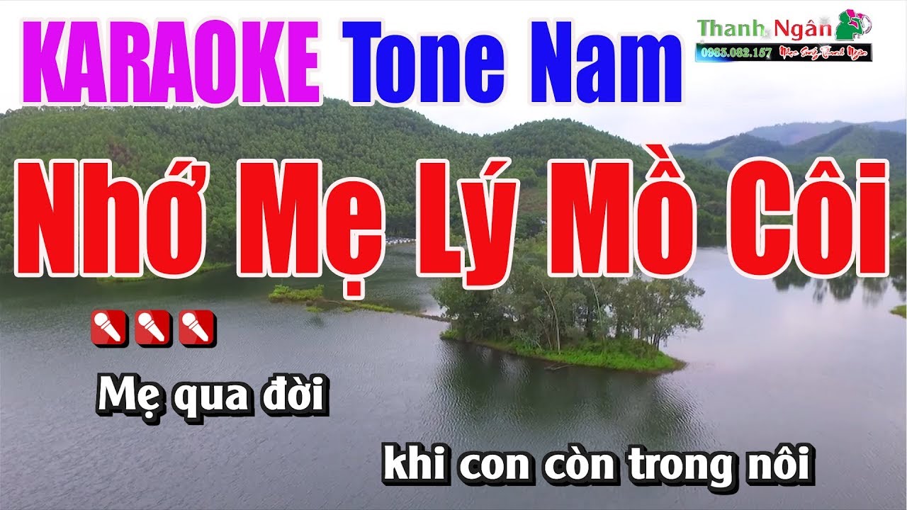 Nhớ Mẹ Lý Mồ Côi Karaoke 8795 |Tone Nam - Nhạc Sống Thanh Ngân - YouTube