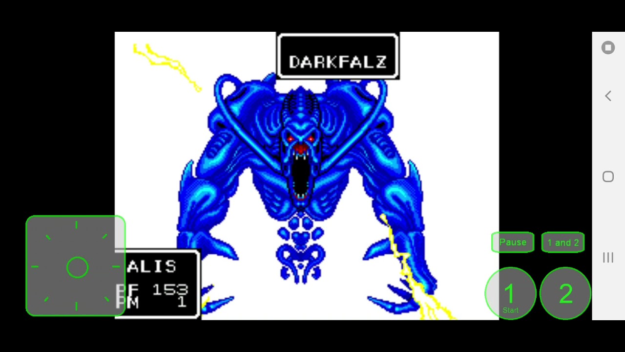Phantasy Star 1 - Last boss Dark Falz - YouTube
