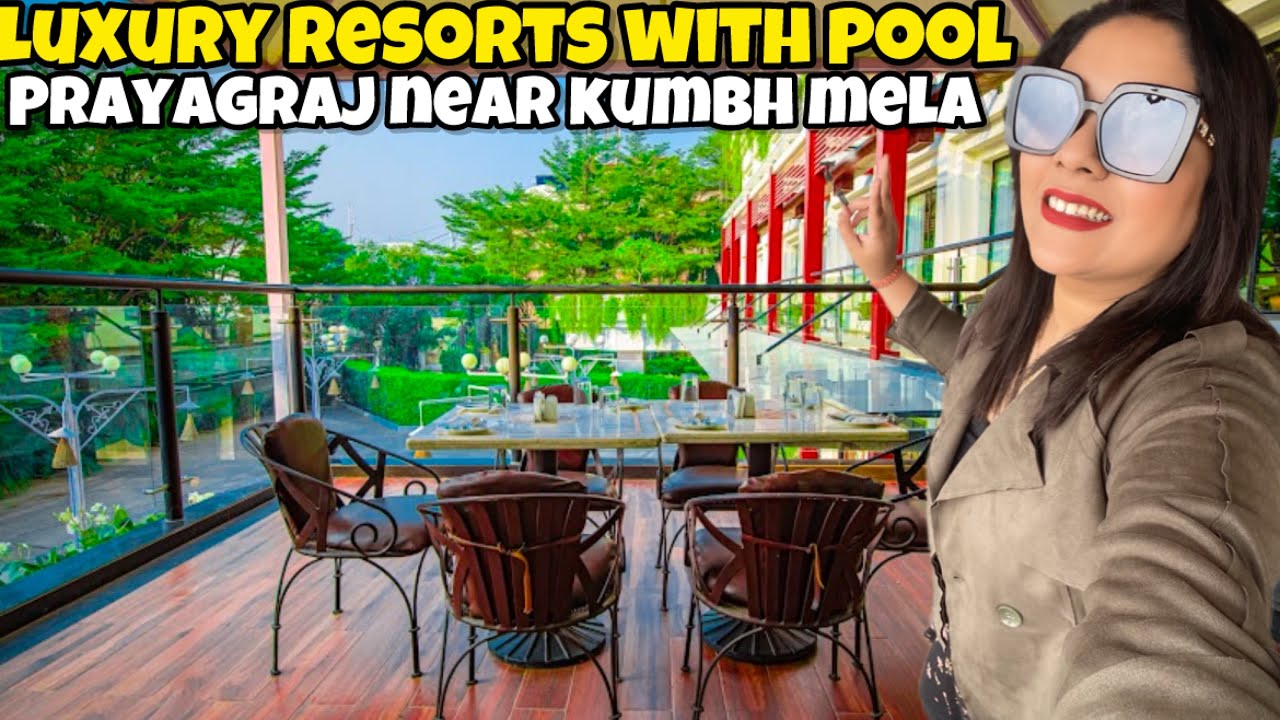 Best 3 Luxury 4 Star Resorts In Prayagraj😲For Stay With Pool Near Maha ...