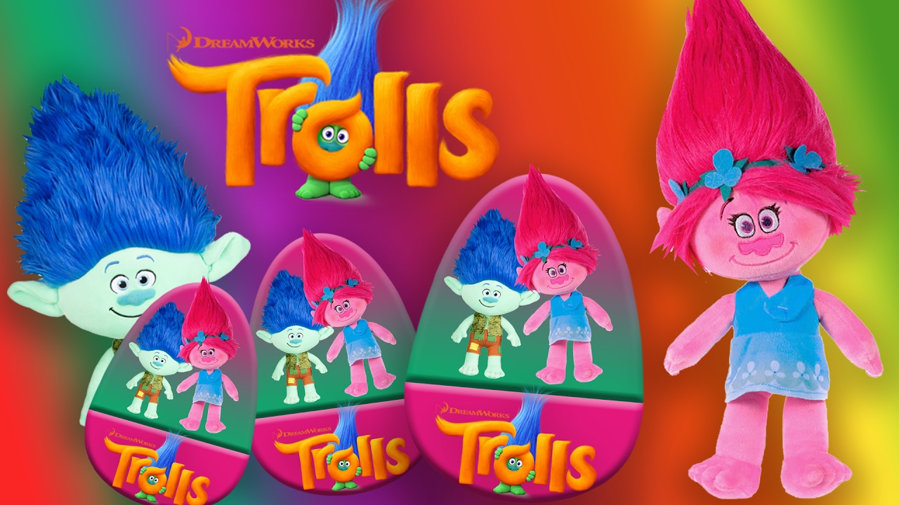 Troller Sürpriz Yumurta Açma - DreamWorks Trolls Surprise Egg | ÇİZGİ ...