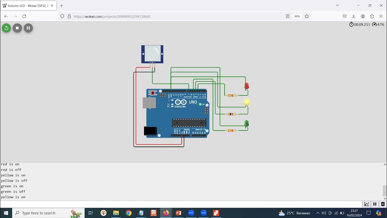 Rancangan Penerapan Arduino Uno Menyalakan 3 Lampu LED dengan Sensor ...