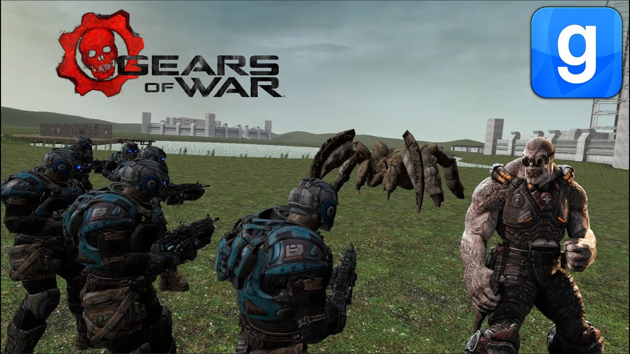 Gears Of War VS Vindictus Giant Spiders NPC Battle Garry's Mod - YouTube