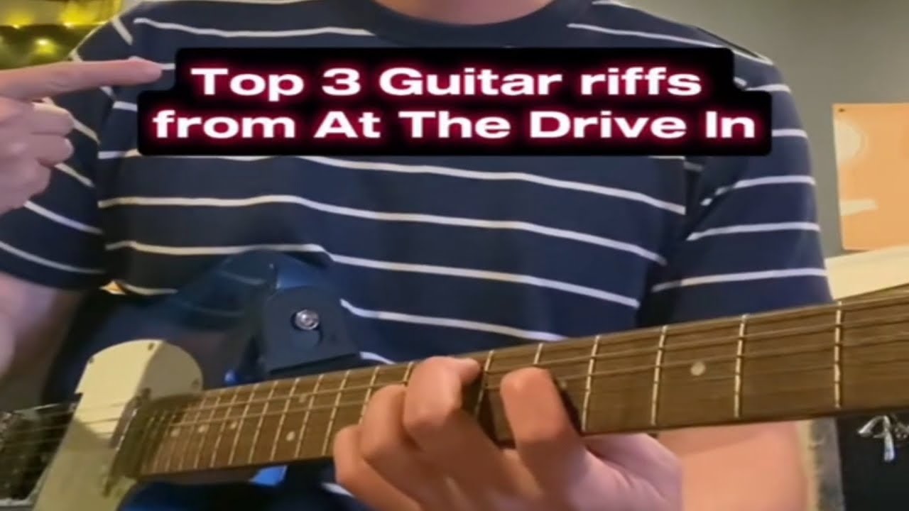 Top 3 Guitar Riffs by At The Drive In - YouTube