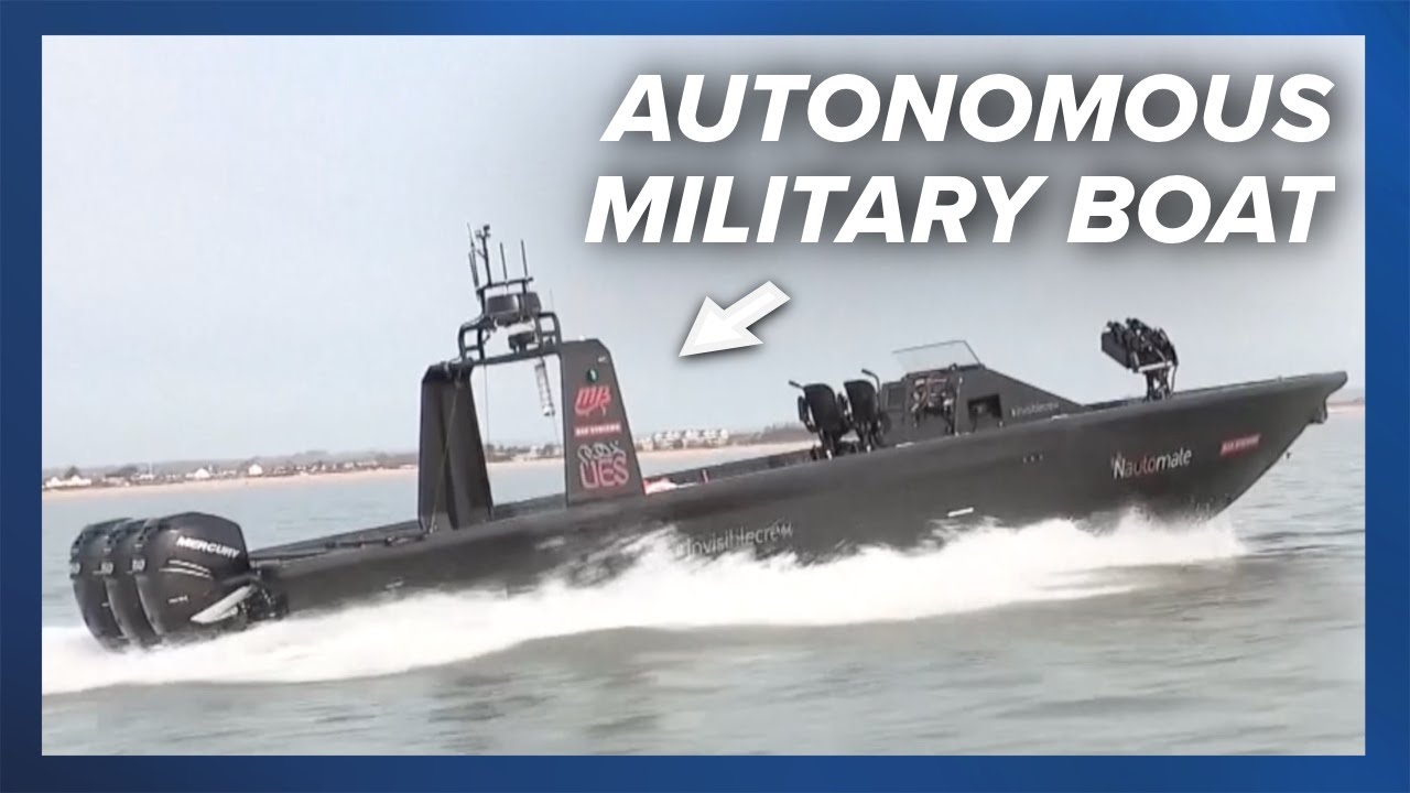 Check out this autonomous military boat 🚤 - YouTube