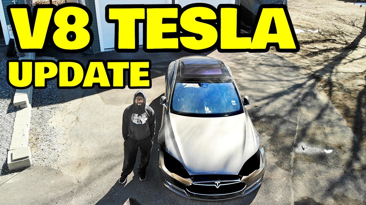 Building a V8 powered tesla, WHATS TAKING SO LONG? - YouTube
