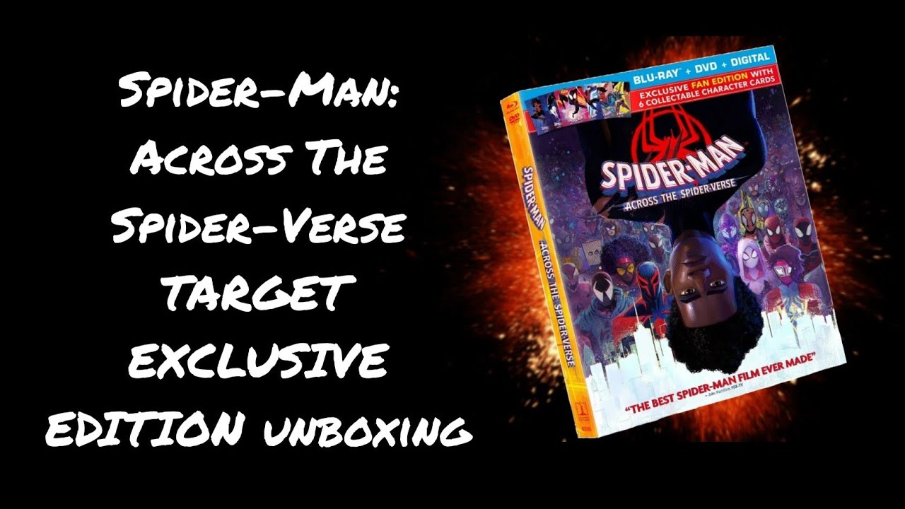 Spider-Man: Across The Spider-Verse TARGET EXCLUSIVE EDITION unboxing ...