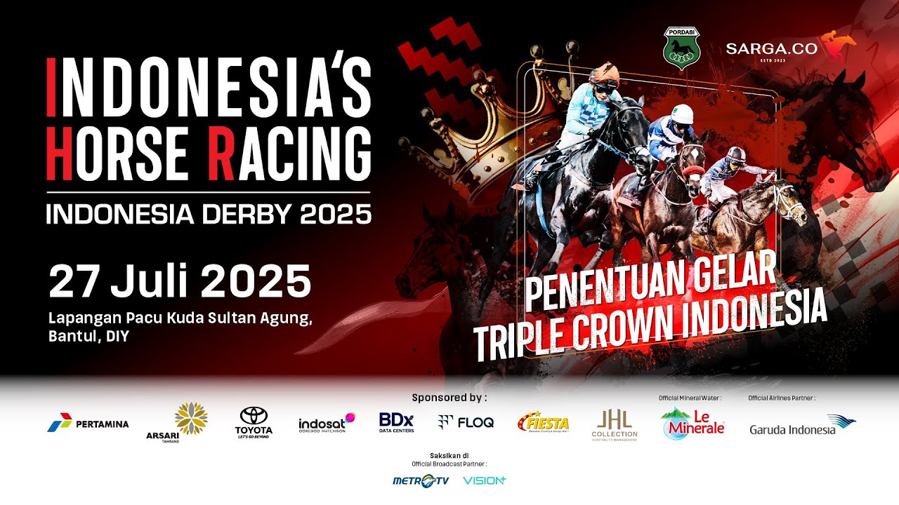 INDONESIA'S HORSE RACING: INDONESIA DERBY 2025 - YouTube