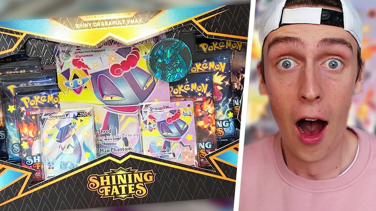 Opening The SHINY DRAGAPULT V Special Collection Box! Pokemon SHINING ...