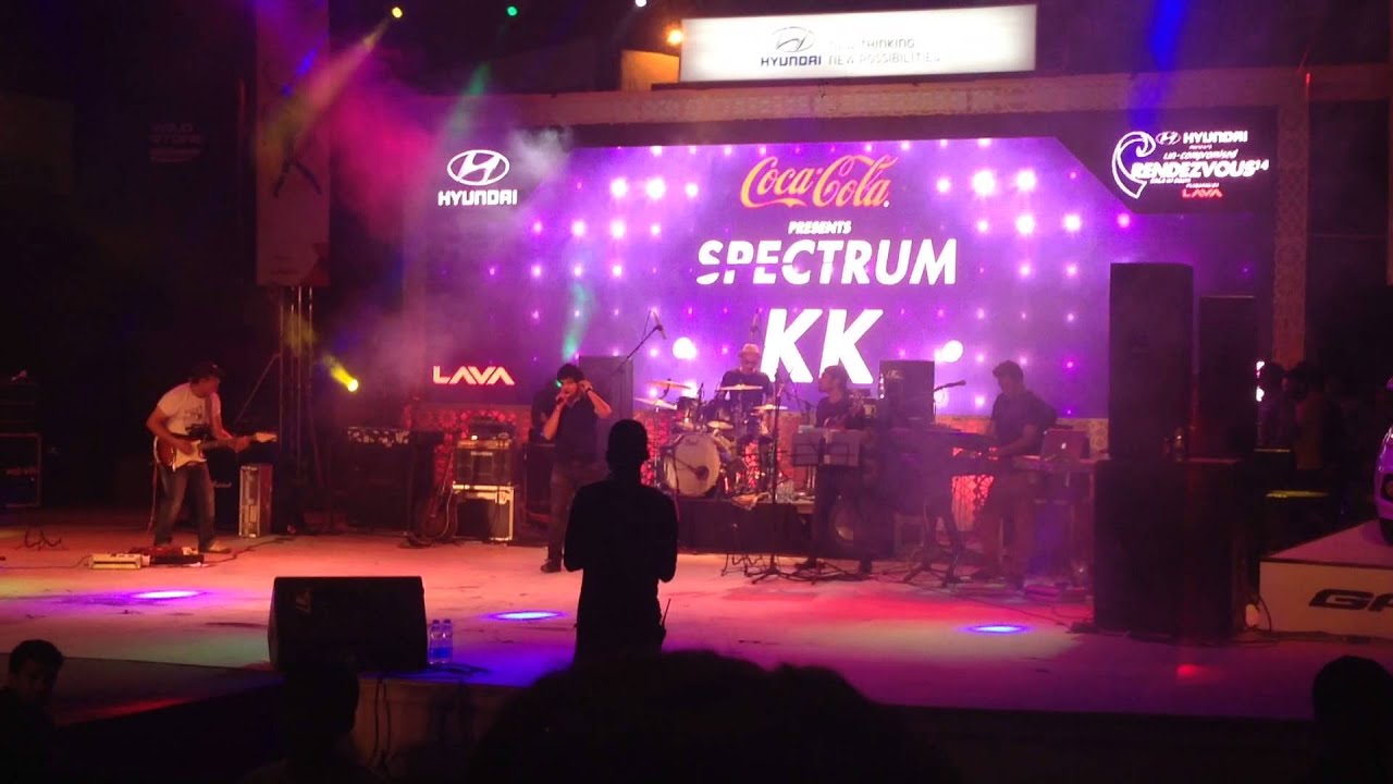 iit delhi rendezvous fest 2014 KK LIVE performance - YouTube