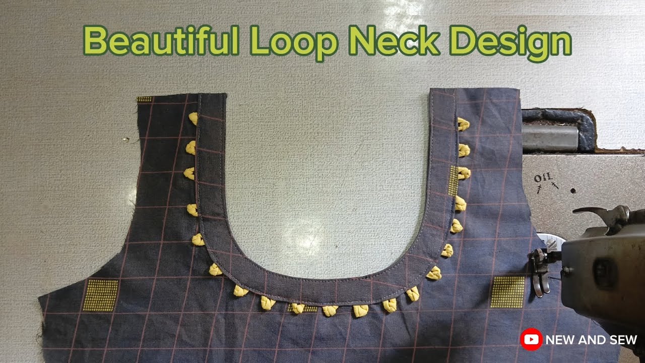Beautiful Loop Neck Design | Sundar Gale ka design kaise banaye | NEW ...