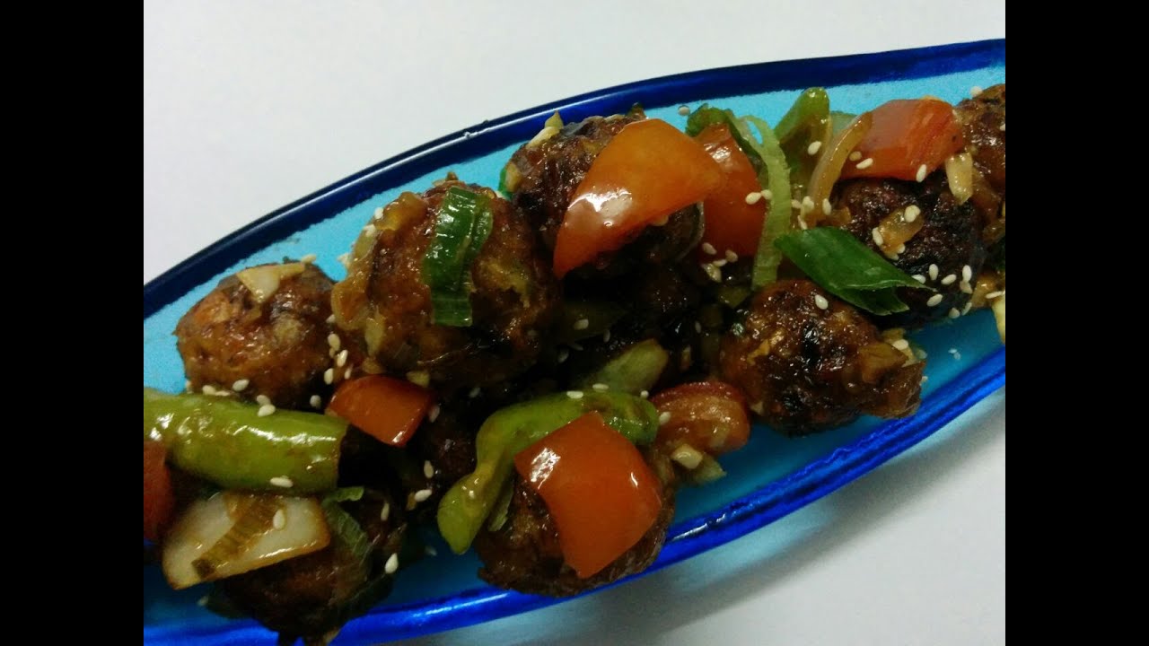 Chinese Manchurian recipe (Chinese cuisine) by Kavita the chef - YouTube