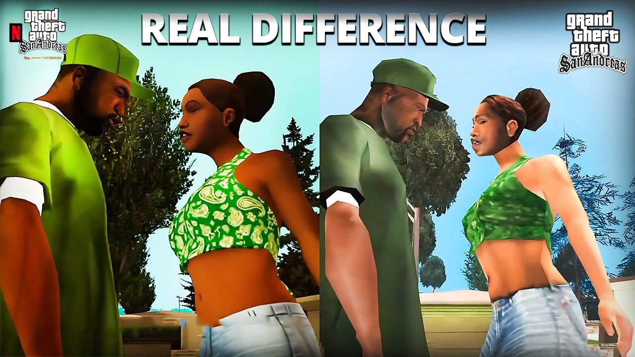 GTA SA Original vs. GTA SA Netflix: The Ultimate Comparison - YouTube