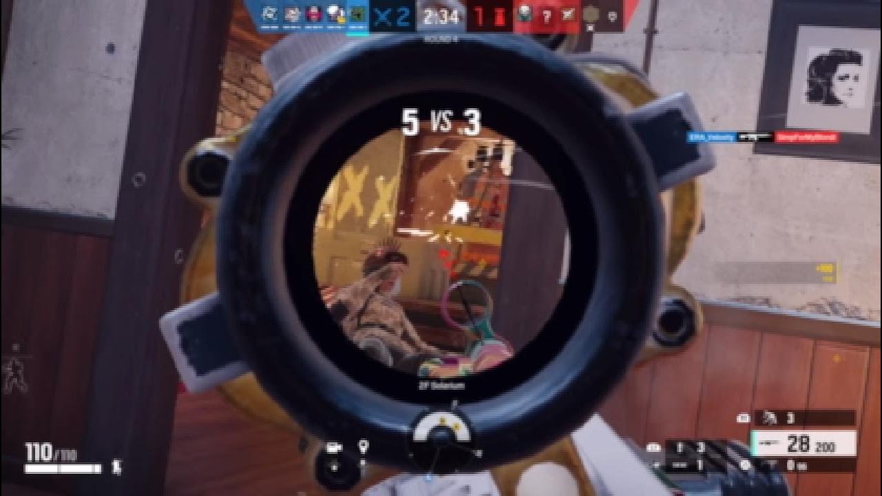 R6 First Amaru game and ace - YouTube