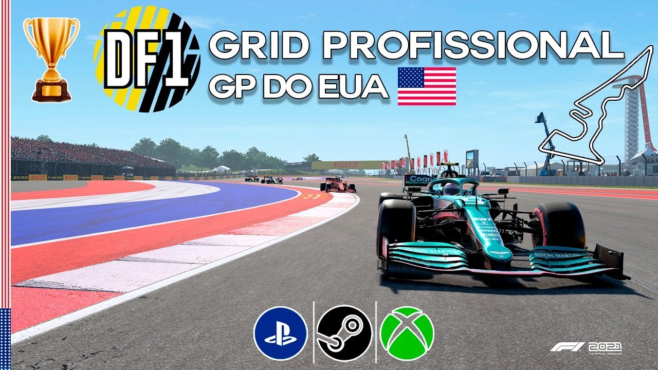 F1 2021 AO VIVO EUA AUSTIN GP CLUBE DE PILOTOS GRID GRID PRO - YouTube