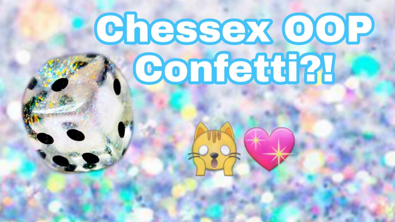 Chessex Borealis Confetti Look See! - YouTube