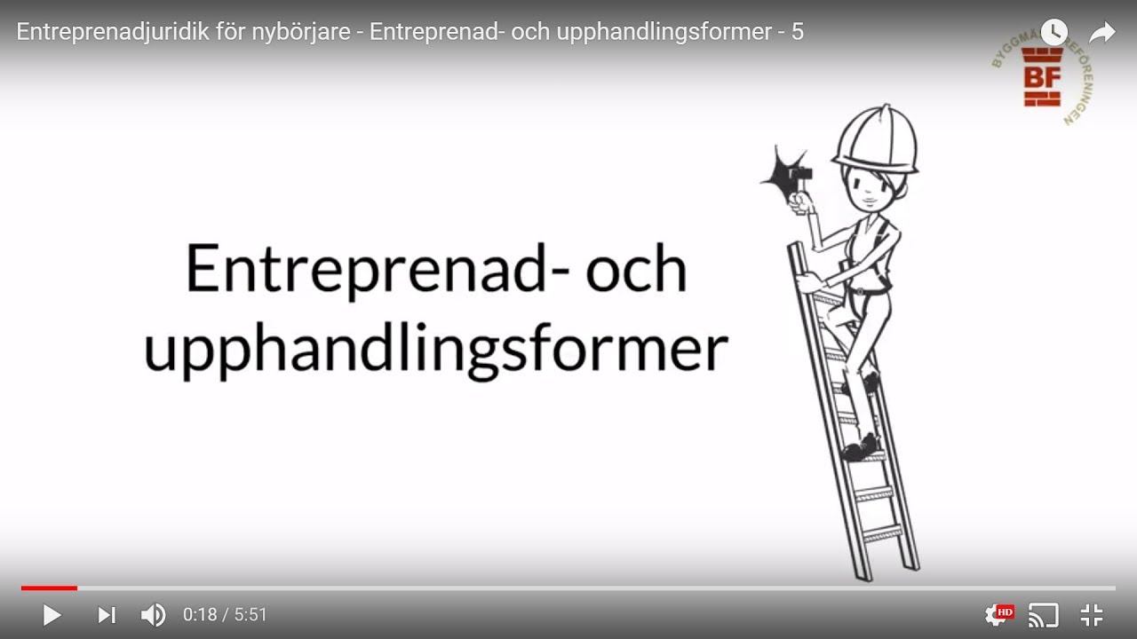 Entreprenad- och upphandlingsformer - Entreprenadjuridik för nybörjare ...