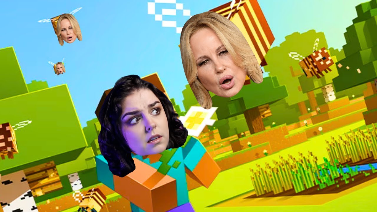 if jennifer coolidge played minecraft - YouTube