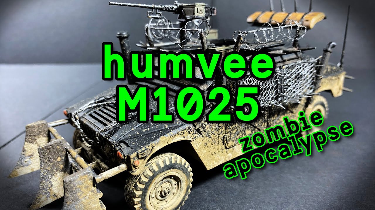 Humvee M1025 - Zombie Apocalypse #Diorama #ScaleModel #Miniature # ...