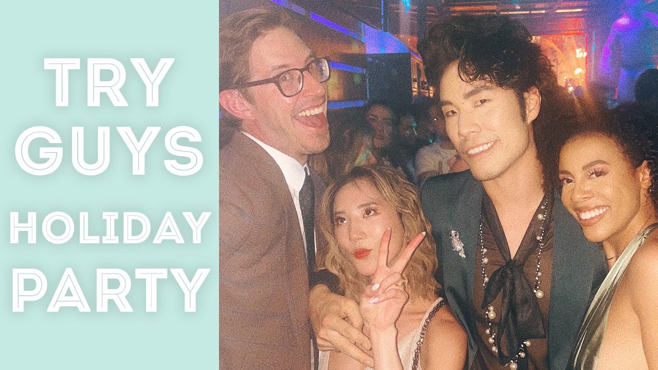 Try Guys Holiday Party Vlog 2022 | YB Chang - YouTube