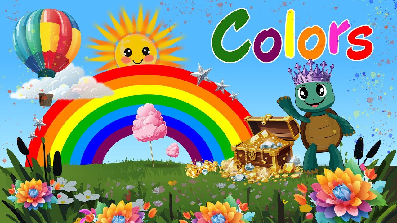 Colors Song for Kids | Learn Colors with Fun Animation #kidssongs # ...