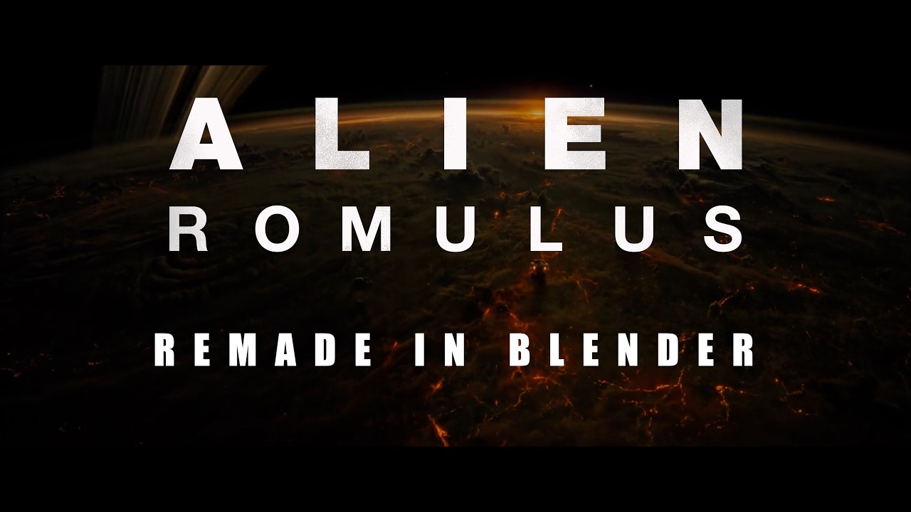ALIEN ROMULUS Remade in BLENDER - YouTube