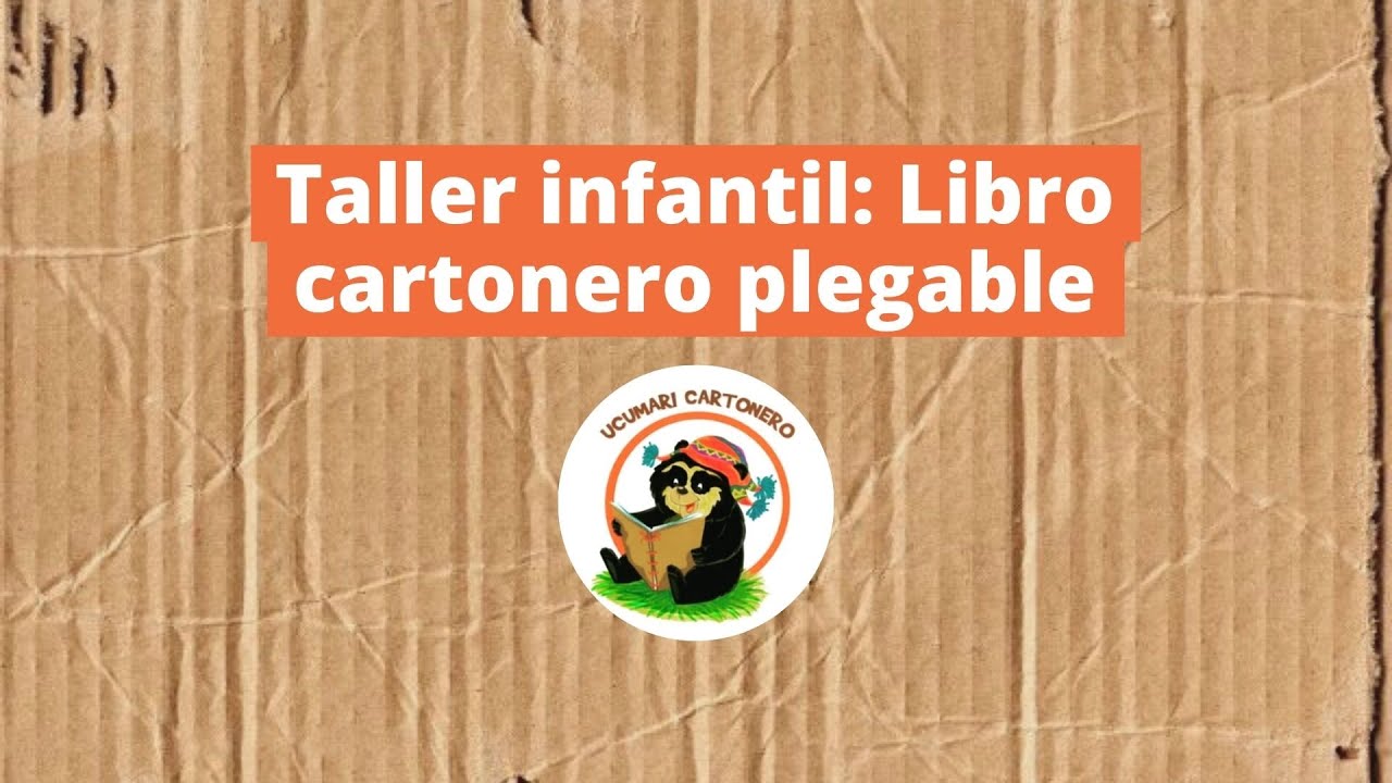 Taller infantil: Libro cartonero plegable - YouTube