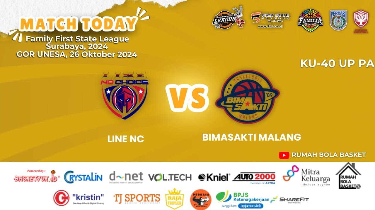 HIGHLIGHT FFS 26 October 2024 - U40 - Line No Choice (44) vs Bimasakti Malang (35) - YouTube