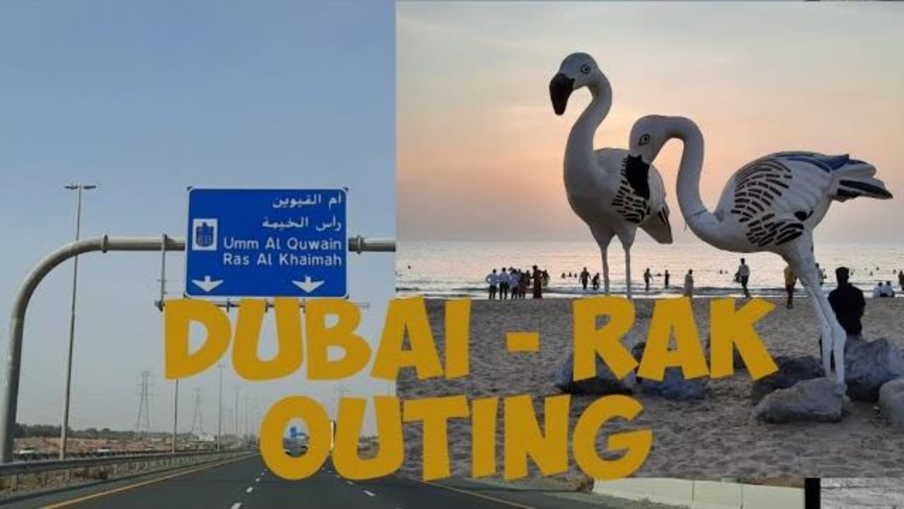Dubai-Rak Outing|Flamingo Beach in Ras AL khaimah|Muairidh Beach of Ras ...
