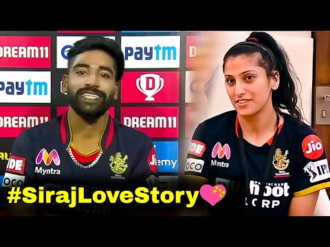 Mohammed siraj love story 💝 // Siraj ki Girlfriend , Mohammed siraj ...