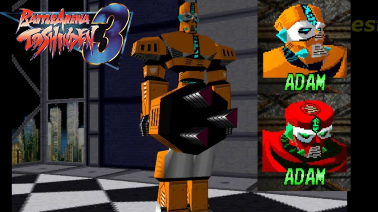 Battle Arena Toshinden 3 - Adam [PS1 - Sony Playstation] - YouTube