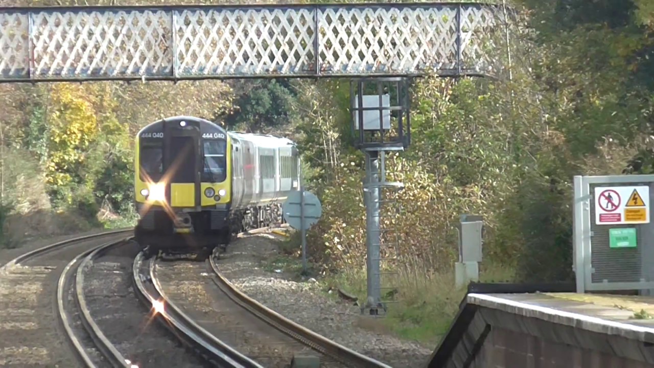 *NEW ISH LIVERY* SWR Class 444040 @ Cosham Railway Station - 04/11/17 ...