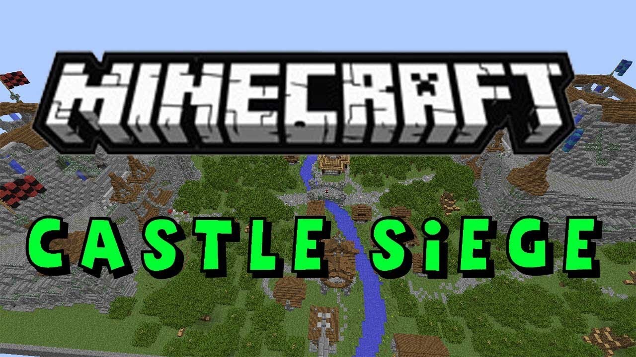 Minecraft castle siege- this is my castle now - YouTube