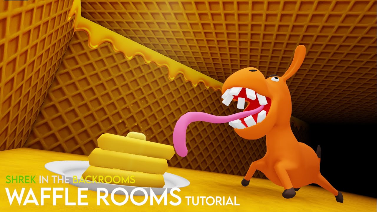Waffle Rooms Tutorial - Roblox Shrek In The Backrooms - YouTube