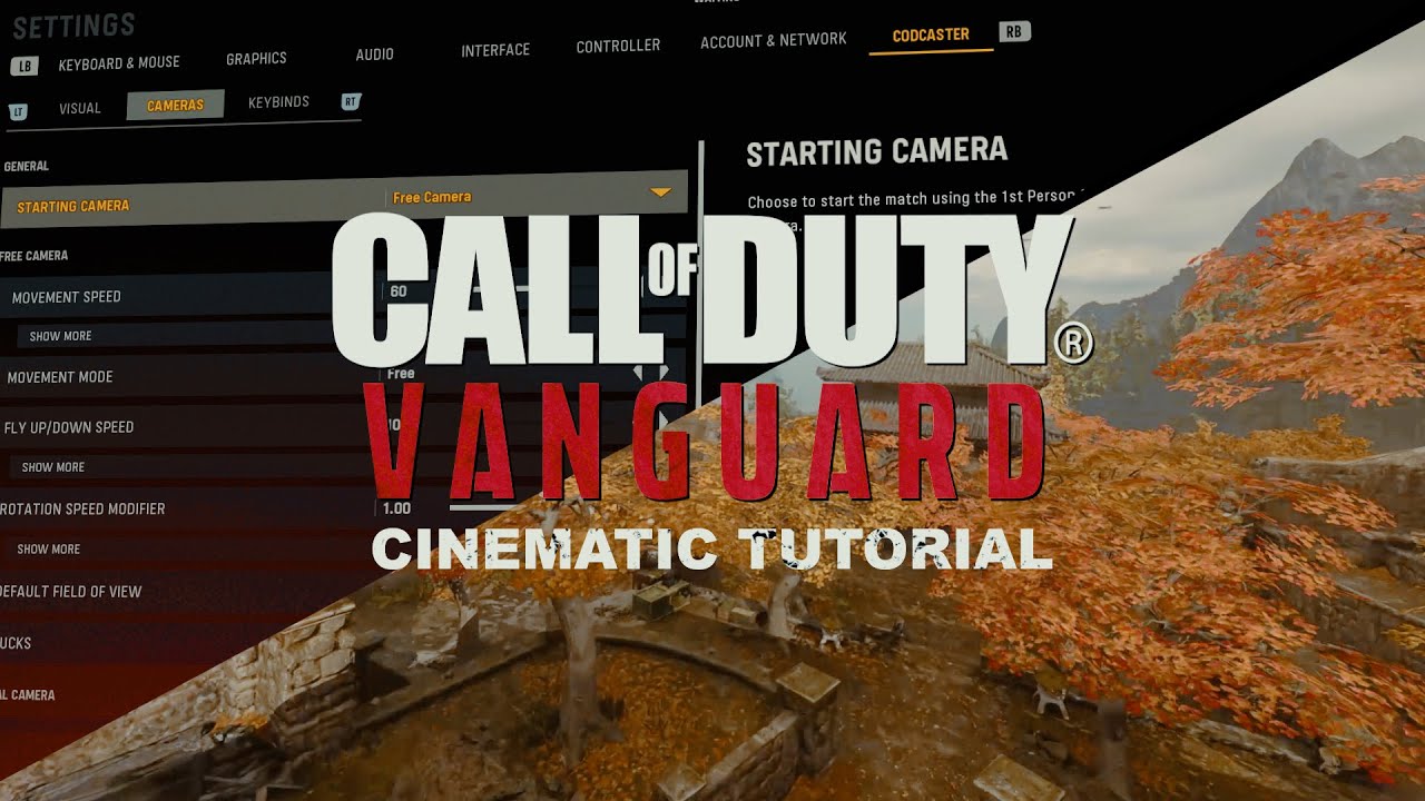 Call of Duty Vanguard Cinematic Tutorial (Full Guide) - YouTube