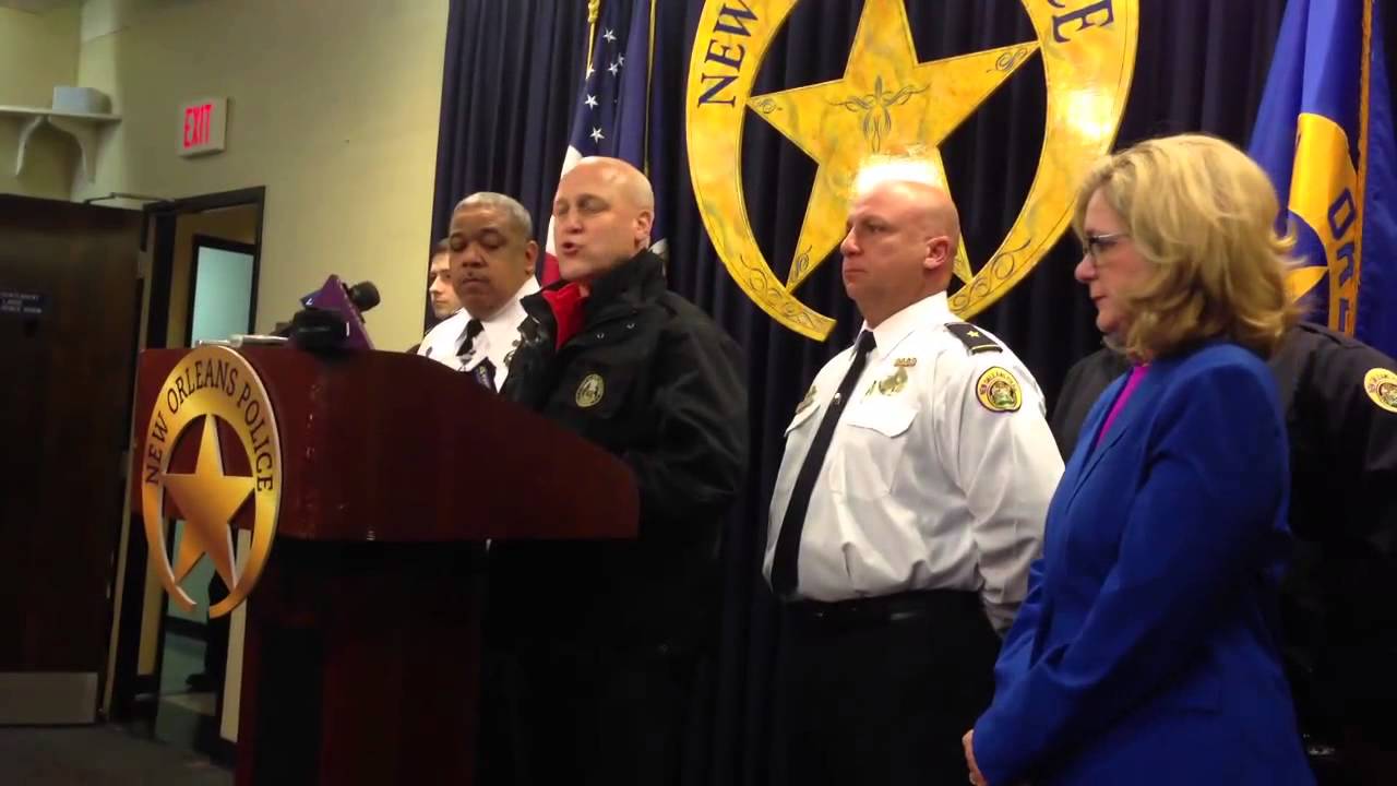Mayor Mitch Landrieu, NOPD Chief Michael Harrison discuss shooter of ...