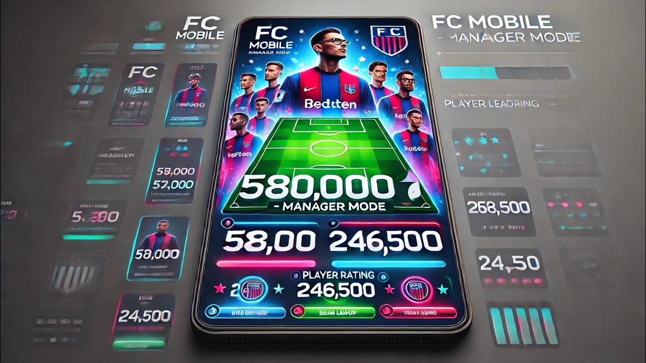 FC Mobile - Mode:Manager - Rank 5.8 แสน (rating246,500) - YouTube