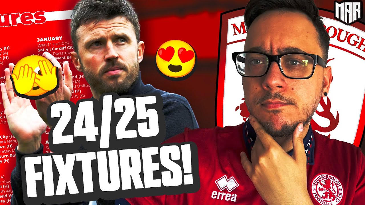 BREAKING DOWN BORO'S 24/25 CHAMPIONSHIP FIXTURES - YouTube