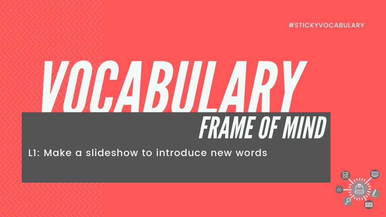 Introduce Vocabulary with a Slideshow - YouTube