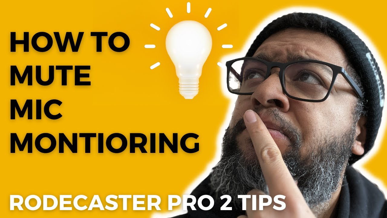 RODECASTER PRO 2 TIP: HOW TO MUTE MIC MONITORING - YouTube