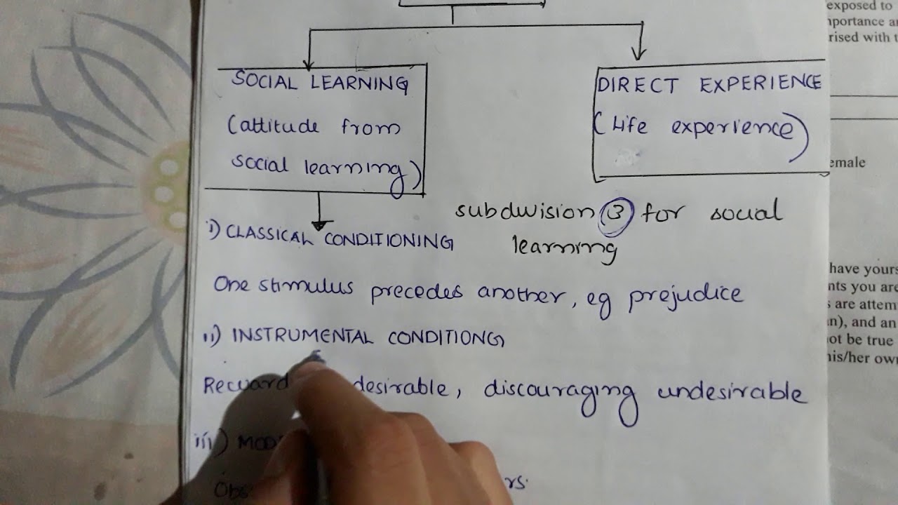 PART 8 PROCESS OF FORMATION OF ATTITUDE - YouTube