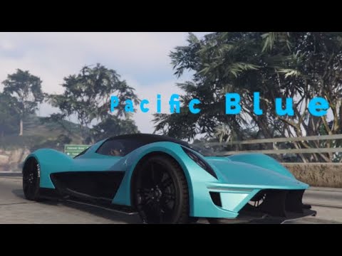 Gta 5 online - Pacific Blue (Modded Crew Color) - YouTube