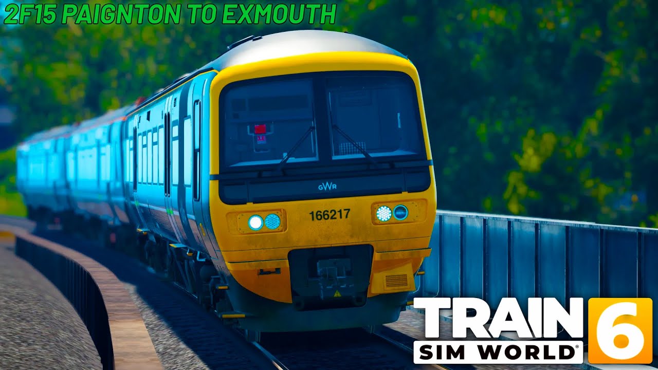 2F15 Paignton to Exmouth | Class 166 | Riviera Line | Train Sim World 6 ...