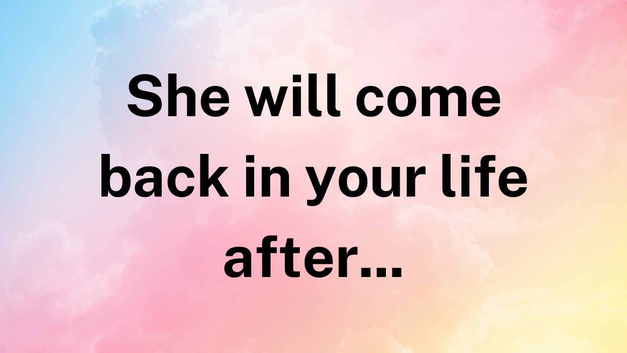 She will come back in your life after... | Factopia Insights - YouTube