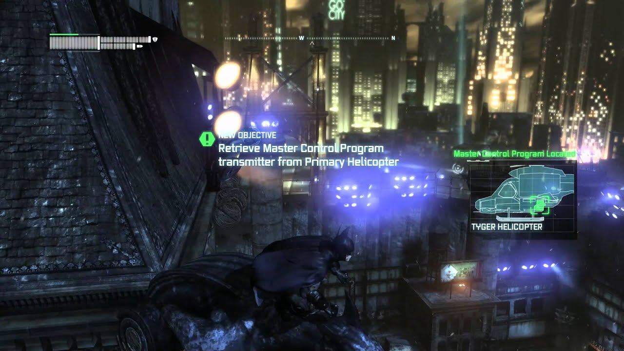 [GAMEPLAY] BATMAN: ARKHAM CITY - CHASING HELICOPTERS Walkthrough - YouTube